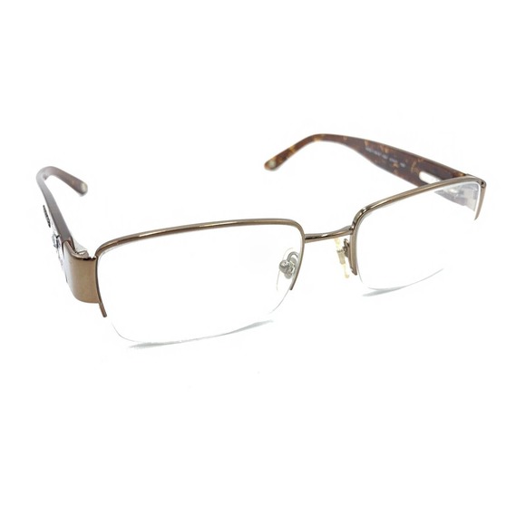 Versace | Accessories | Versace 136b 161 Brown Crystals Half Rim ...